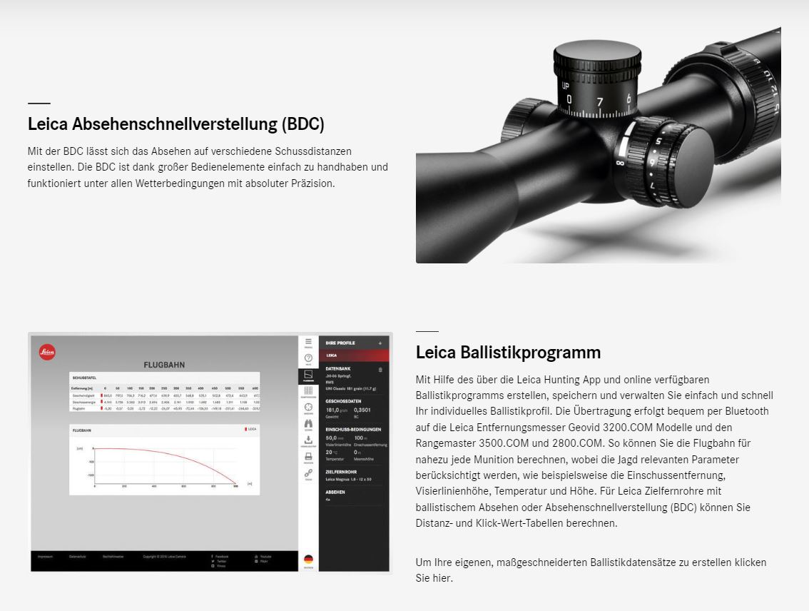 Zielfernrohr Leica Zielfernrohr Leica Amplus 6 2.5-15x50i 30mm L ...